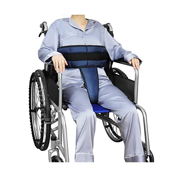 ダークブルー/下半身/-・Color:ダークブルーSize:下半身・パッケージ個数:1・介護椅子・車いすに固定されている利用者を固定し、傾きや転倒しにくく、怪我のリスクを軽減するように設計されています。・操作しやすいT字型デザインで腰を縛り...