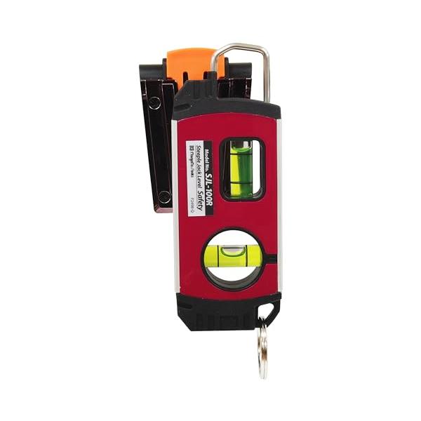 Safety 真紅真紅/100mm/SJL-100R・Size:100mmStyle:Safety 真紅・パッケージ個数:1・気泡管種類：アクリル気泡管 ／ 感度(mm/m=°)：0.5=0.0286 ／ 精度(mm/m=°)：±1.5=±...