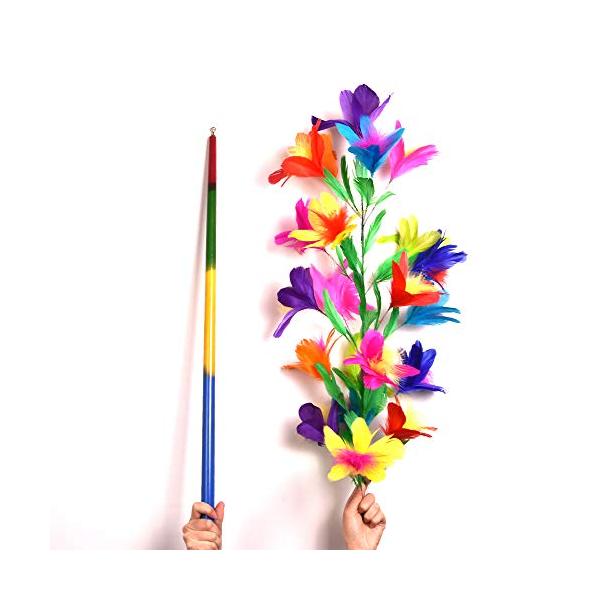 -/ワンサイズ/-・レインボーのステッキが一瞬にして、レインボーの美しいフラワーに変化します。・フラワーは見栄えが良く、とっても華やかです。・付属のステッキは金属製のバニシングケーンですので、瞬間に変化させることができます。・さらに、付属の...