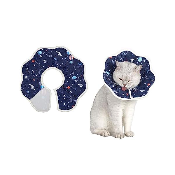 ダークブルー/-/ダークブルーM・MaterialType:MPatternName:宇宙・柔らかい素材ソフト素材できて、愛猫や愛犬に心地よく装着していただけます。星空柄のエリザベスカラーは可愛くて、目立つアクセサリーになり、ペットの視界を...