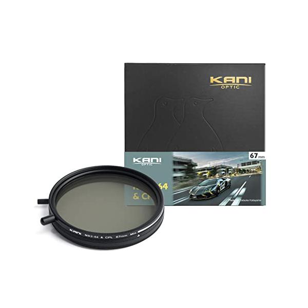 ND2-64+CPL黒枠/67mm/K11626・Size:67mmStyle:ND2-64+CPL・パッケージ個数:1・1枚で複数の用途に対応する可変ND+CPLフィルター・動画撮影の減光及び偏光の調整に最適・商品名称: ND2-400+...