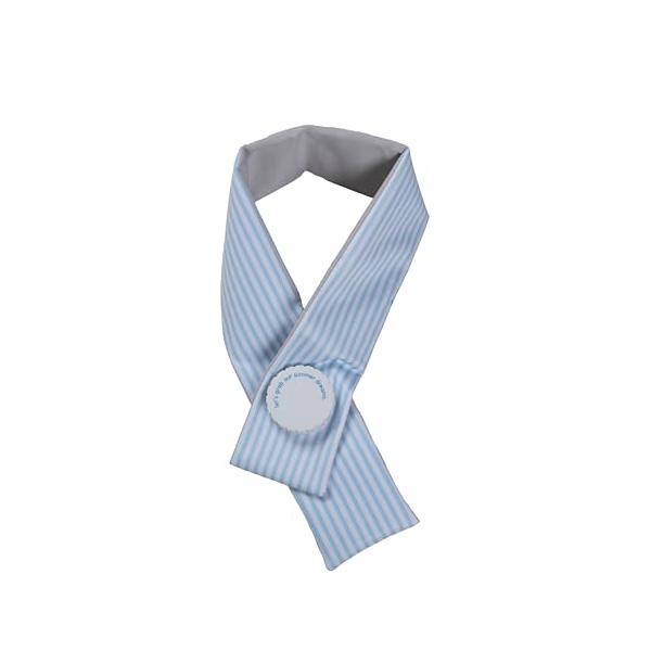 ストライプブルー/M/-・Size:MColor:ストライプブルー・パッケージ個数:1・瞬間冷却氷を入れて首に巻くだけで心地よいひんやり感・リバーシブル表裏2タイプの生地仕様で、気分に合わせてリバーシブルで使用可能・直径4.7cm幅広口径で...