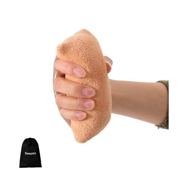 オレンジカラー/-/-・Color:オレンジカラー・リハビリ訓練具指の癒着と潰瘍の予防、手のトレーニング用に特別に設計された、快適な使用経験。独特の手の形状は握りやすく、両手に共通で、さまざまな手のタイプに適しています。・高品質の生地指拘縮...