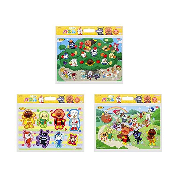はじめてセット/-/-・Color:はじめてセット・はじめてのジグソーパズルにもピッタリなアンパンマン・セット内容：6ピース（アンパンマンとたわわのき）・8ピース（なかま）・8ピース（パンでピクニック） 計3柄・本体サイズ：W374xH25...
