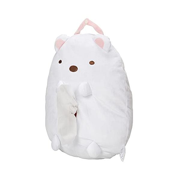 ティッシュケース吊り下げ すみっコ しろくま/幅30×奥行10×高さ35cm/4620423・パッケージ個数:1・お好きなキャラクターと過ごせる、掛けられるタイプのティッシュケースシリーズ。・対応ティッシュBOXサイズ:W23.5xD12x...