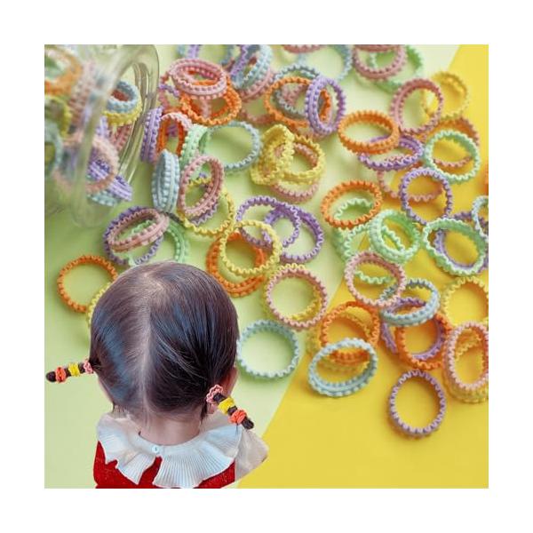 パステル/2cm/-・Size:2cmColor:パステル・?大容量50本 入っているので、１本なくしても全然平気。コスパ最強の髪ゴム・?痛くないうねうねになっているので、細くて柔らかい髪もしっかり結べる。髪と頭皮にとっても優しい。・?2c...