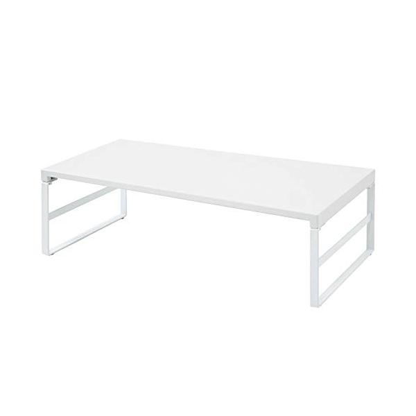 高さ16cmホワイト/幅59cm/A7333-0・Color:ホワイトSize:幅59cmStyle:高さ16cm・パッケージ個数:1・商品立ったままパソコンを操作される方にも適した高めのモニター台として。・寸法幅59cm×奥行25cm×高...