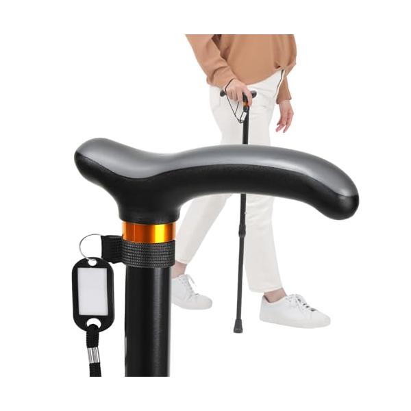 グレー&amp;ブラック/-/-・Color:グレー&amp;ブラック・パッケージ個数:1・超軽量設計: 理学療法士が監修した杖で、長時間使用しても疲れにくい構造・握りやすいグリップ: 人間工学に基づいたグリップで、滑りにくく安心感のある握...