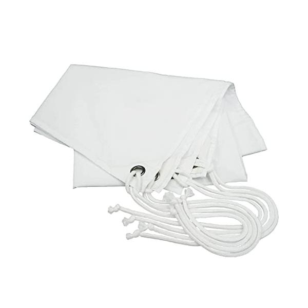 ホワイト/小サイズ/小・サイズ：1250×900mm・重量：190g・素材：ポリエステル80％、綿20％・用途：運動会・文化祭の学級旗・付属品：紐4本