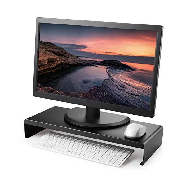 4) スチールブラックスチール/単品/PCA-DPSS508BK・パッケージ個数:1・27インチまでの液晶ディスプレイに対応したディスプレイスタンドです。・液晶ディスプレイの高さを約8cm上げることで目線をあげることができ、PC作業時の姿勢...