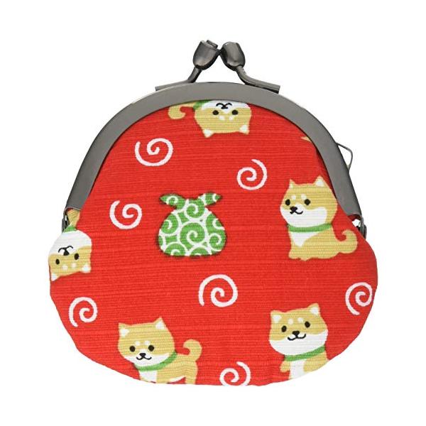 レッド/9.5cm/117792・Color:レッドPatternName:小銭入れ・パッケージ個数:1・サイズ:約9×9.5cm・素材:綿100%・生産国:日本