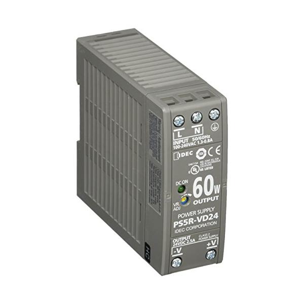 60W・24V-/-/PS5R-VD24・Style:60W・24V・パッケージ個数:1・シリーズ : PS5R-V形スイッチングパワーサプライ・RoHS対応状況 : 非含有・種類から選ぶ : スイッチングパワーサプライ・分類 : AC入力...