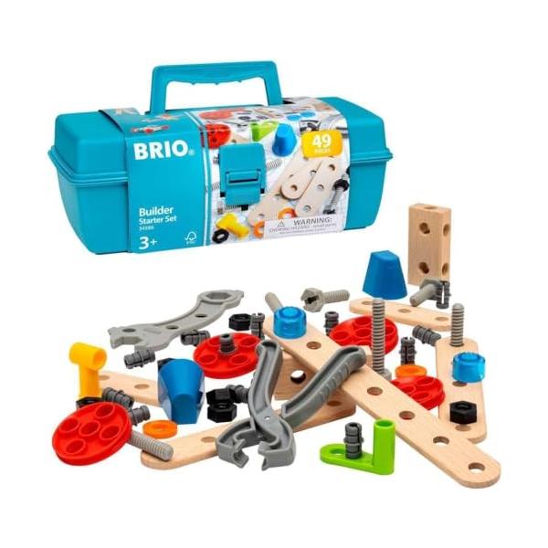 スターターセットビルダー スターターセット 34586/28x15x10cm/34586・Color:ビルダー スターターセット 34586・パッケージ個数:1・遊びながら手と視学の協調関係を促進するBRIO(ブリオ)のビルター入門セットで...