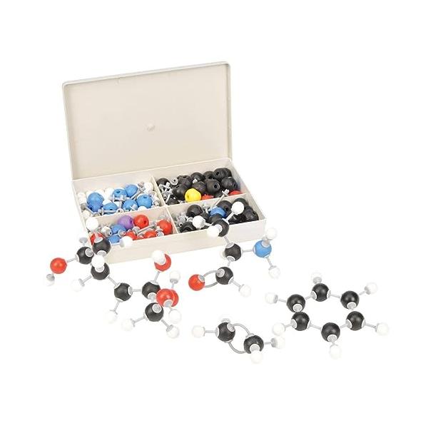 -/-/KI-Z・パッケージ個数:1・S（硫黄）やP（リン）の原子モデルも含まれているので生化学の学習で登場する様々な分子構造を作成できるセットです。・セット内容 ：No.1炭素（入数：14、色：黒、穴数：4、大きさ：φ22mm）、No.2...