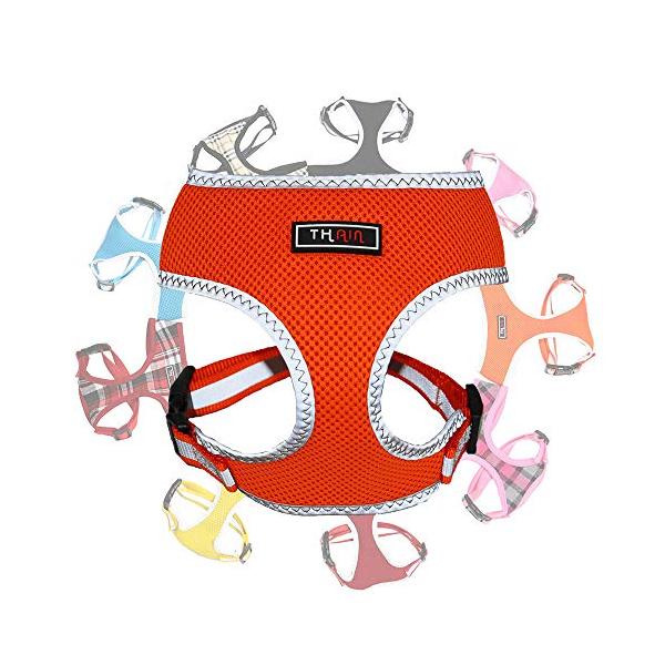 軽量オレンジ反射/XS/-・Size:XSColor:オレンジ反射・パッケージ個数:1・XSサイズ：胴回り：約25〜34cm 測定方法にもよりますが、測定値はさまざまですので、ペットの首と胸をよく見てください・安全性夜間の散歩や視界の悪い状...