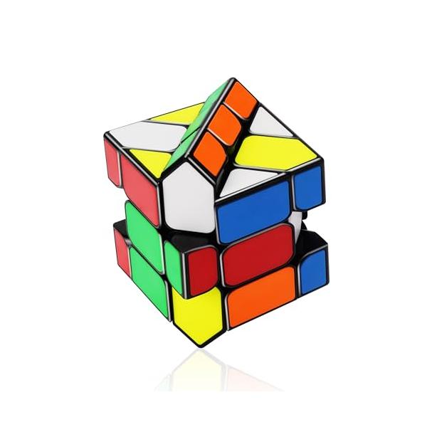 Fsher Cube/-/JellyCube-QM・Color:Fsher Cube・パッケージ個数:1・?革新的デザインマジックキューブ 魔方 MagicCube は革新的なデザインのパズルで、伝統的なキューブとは異なります。軸の回転機能...