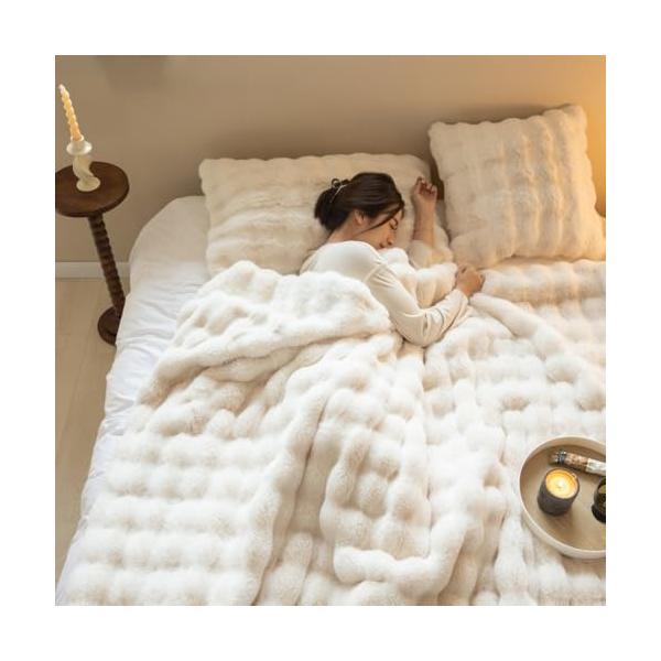 ??主?ホワイト/H（100×160）/-・Color:ホワイトSize:H（100×160）・●極上の肌触りで、とろけるような肌ざわり包まれて眠る幸せ。・●4WAYで大活躍：どんな季節でも1枚あれば重宝すること間違いなし。・●ラビットウー...