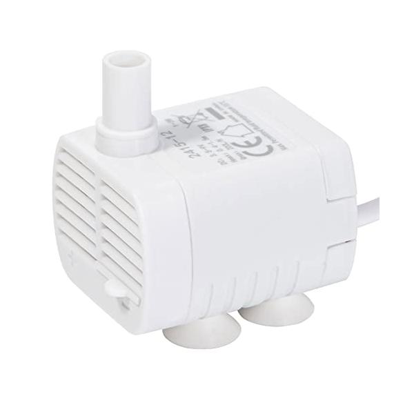 水中ポンプ白/-/-・Color:白・・本体材質：ABS・・重量：約95g・・本体サイズ：約38×35×26mm・・最大流量：約200L/h・・最大揚程：約80cm