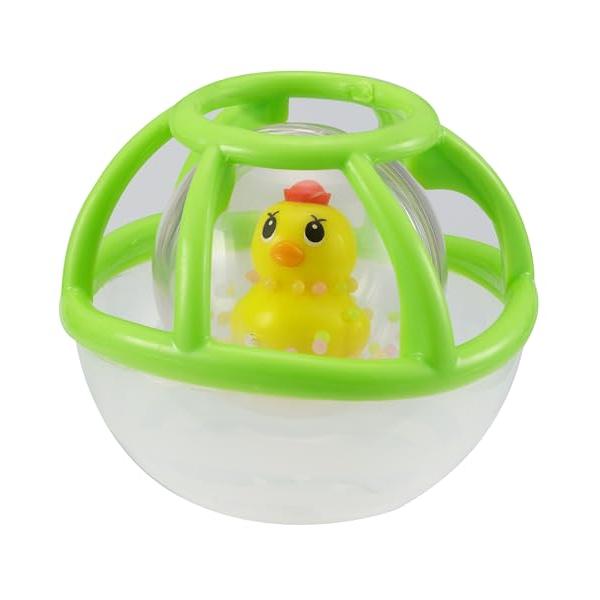 ガラガラボールおふろでガラガラボール/-/-・Color:おふろでガラガラボール・パッケージ個数:1・対象年齢:6か月から・無塗装仕様。・赤いを頭に乗せた丸い目が特徴。・ボールの中にビーズが入っており、振るとガラガラ音が鳴る。・水面に浮かべ...