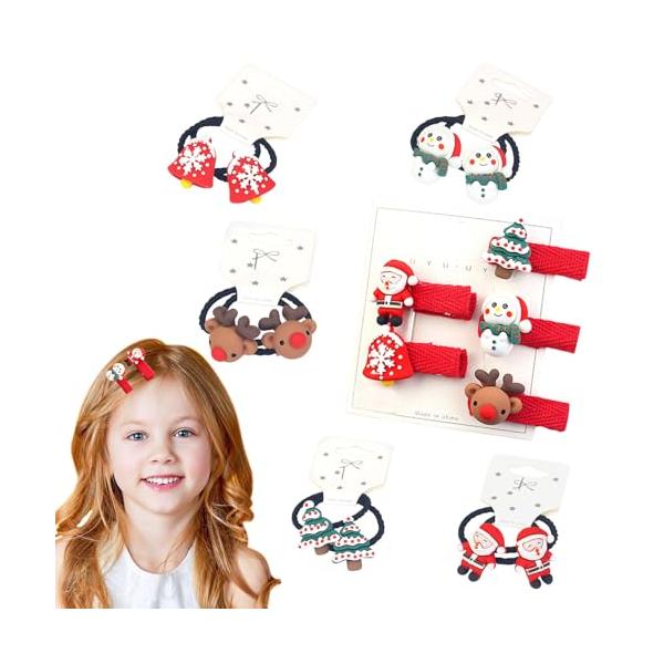ヘアクリップ +ヘアゴム/-/-・Color:ヘアクリップ +ヘアゴム・子供ヘアアクセサリー ベル、クリスマスツリー、サンタ、トナカイ、雪だるまの人気なクリスマス要素を採用して、祝日の喜びの雰囲気が満点です。色が鮮やかで、子供をもっと可愛く...