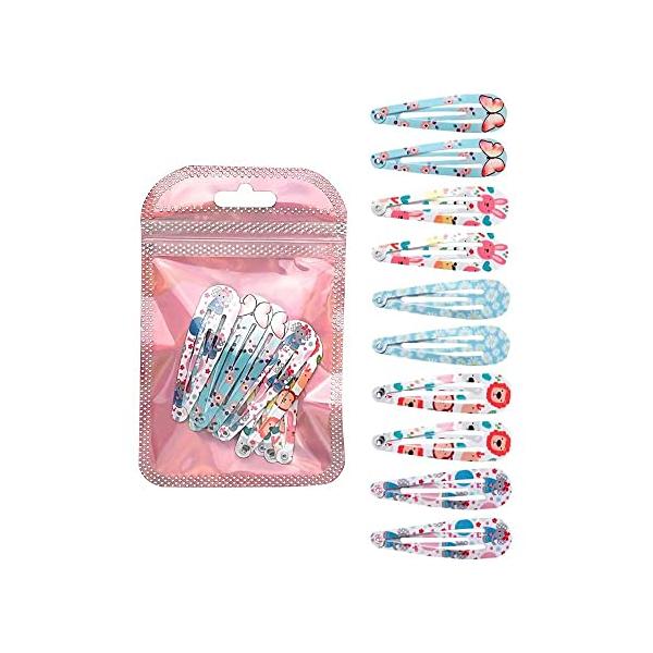 かわいいタイプ-C2/-/-・Color:タイプ-C2・材質：金属・単個サイズ：約5cmx1.4cm セット内容：10枚セット・高品質素材を採用し、耐久性があり長持ちします。可愛いサイドクリップので、他の飾り品と組み合わせ素敵な髪飾りになり...