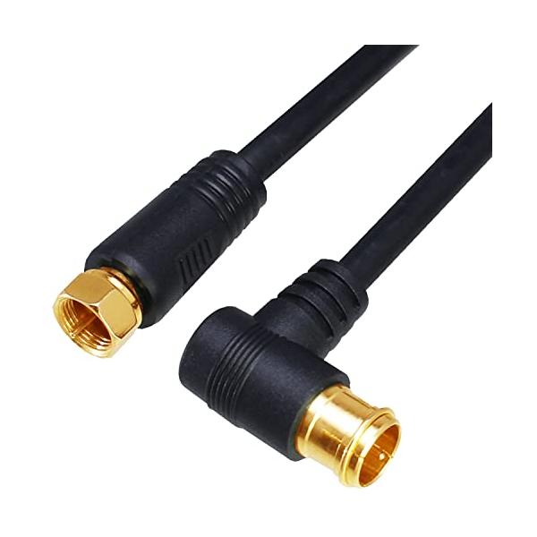 4C LFタイプ 黒/0.5M/4CLF-005BK・Color:4C LFタイプ 黒Size:0.5M・パッケージ個数:1・4K8K放送(3224MHz)対応TVアンテナケーブル S-4C-FB 4C同軸タイプ。電波のシールド性に優れた金...