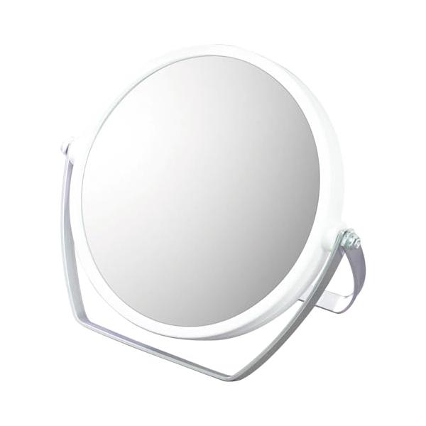 カジュアルホワイト/長さ18.3 x 幅17.3 cm/YL-1500・Color:ホワイト・パッケージ個数:1・肌の細やかな部分を映し出します・サイズ:18.3*17.3*1.8cm 拡大鏡/直径14cm 普通鏡/直径14.4cm・重量:...