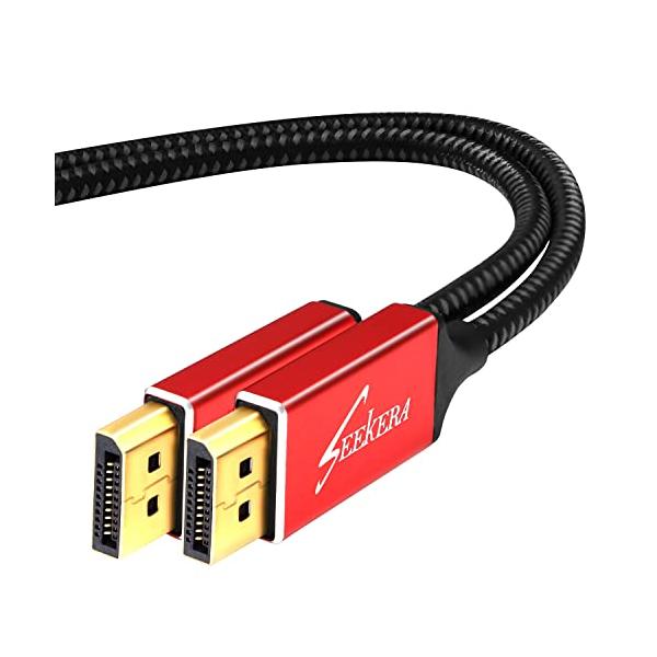 レッド/1.8m/SEDP14R-001・Size:1.8m・商品概要SeekEra ディスプレイポート DisplayPort1.4ケーブルはバージョンDP1.4です。 このDPケーブルはディスプレイポートに対応したPCとモニターを接続す...