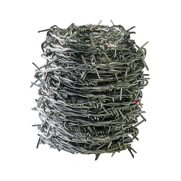 有刺鉄線(細い)鉄 (亜鉛メッキ)/20M/55781・Size:20MStyle:有刺鉄線(細い)・パッケージ個数:1・JIS規格に準じて製造。・亜鉛付着量:SWMGS-2、ピッチ(とげの間隔):76mm、ピッチ間のより合わせ数:3~5ね...