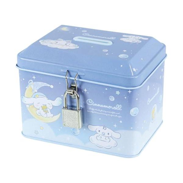 シナモロールシナモロール/H84×W113×D83mm/SR-5545238CR・パッケージ個数:1・可愛いキャラクターをあしらった缶バンクです・の缶バンクです・高さ84ｍｍ 幅113ｍｍ 奥行き83ｍｍ