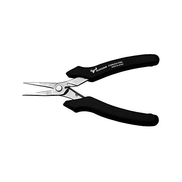 7.先細リードペンチ 140mmブラック/-/SCP-140・Style:7.先細リードペンチ 140mm・材質:ステンレス鋼・頭部硬度:49-55HRC・バネ構造:開閉ロック機能バネ (PAT.)・柄被覆:エラストマー成型グリップ・全長1...