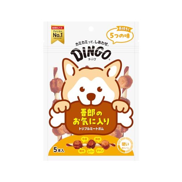 5本入-/5本入/-・Size:5本入PatternName:トリプルミート・パッケージ個数:1・カミカミって、しあわせ・長持ちタイプ長く噛むことで歯の汚れを落とします。・１本で３種類のお肉、２種類のガムが楽しめます。・農林水産省認定工場で...