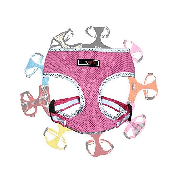 軽量ピンク反射/XS/-・Size:XSColor:ピンク反射・パッケージ個数:1・XSサイズ：胴回り：約25〜34cm 測定方法にもよりますが、測定値はさまざまですので、ペットの首と胸をよく見てください・安全性夜間の散歩や視界の悪い状況で...