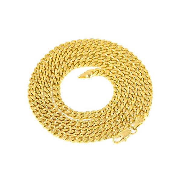 ネックレス・サイズ：51cm（6mm）・仕様：喜平チェーン・素材：合金（ゴールドメッキ）・備考：サイズ調整不可・商品詳細は下段「商品の説明」に記載しております