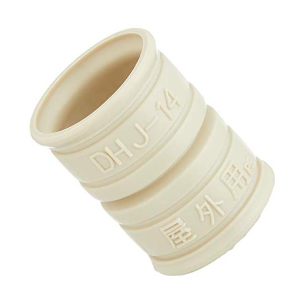 アイボリー/14タイプ/DHJ-14・Size:14タイプ・パッケージ個数:1・適合ドレンホース:DH-14・DHQ-14・外径:Φ21.9・長さ:28・材質:PE・色調:アイボリー