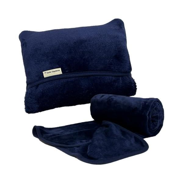 シンプルミッドナイトブルー/140x90/SS_QRUNEKET・Color:ミッドナイトブルー・パッケージ個数:1・くるんと丸めてコンパクトソロサピエンスのくるんけっと Qruneket は、コンパクトに収納可能なブランケットです。140...