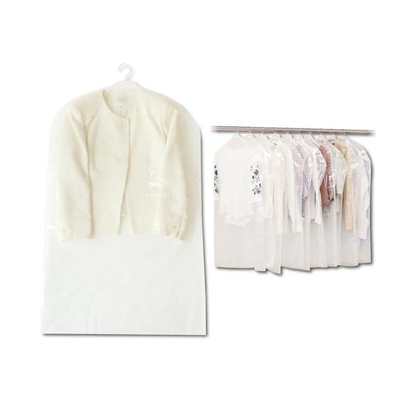 ホワイト/50枚セット/51819・パッケージ個数:1・1枚サイズ約 幅60×長さ100cm・枚数50枚入り・背面は通気性に優れた不織布、前面は透明フィルムで中身が一目でわかります。・防虫剤などの薬剤を一切使用していないので、市販の防虫剤と...