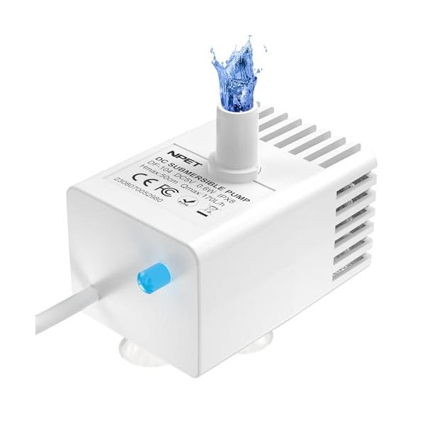 水中ポンプ白/-/WF210-PP・PatternName:交換用ポンプ-LED付き・パッケージ個数:1・交換用ポンプ、NPET自動給水器WF010 WF020 WF020TP WF030 WF040 WF050TP WF210に対応・超静...