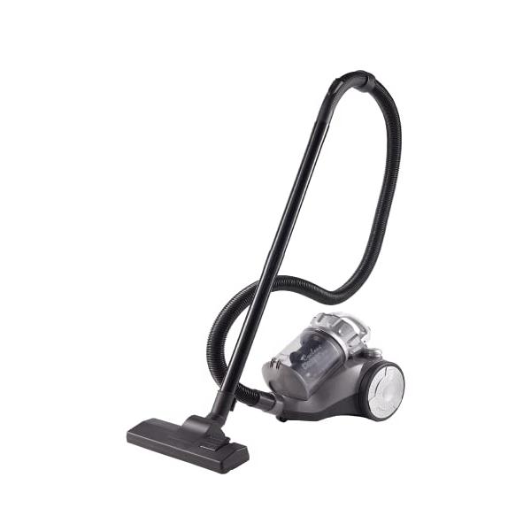 グレー／ブラック/大/GD-BCL3・パッケージ個数:1・掃除機 サイクロン クリーナー キャニスター コード式 軽量 コンパクト すき間＆ブラシノズル、ホコリ取りノズル　フローリング、じゅうたん、切り替えフロアーブラシ 伸縮パイプ式