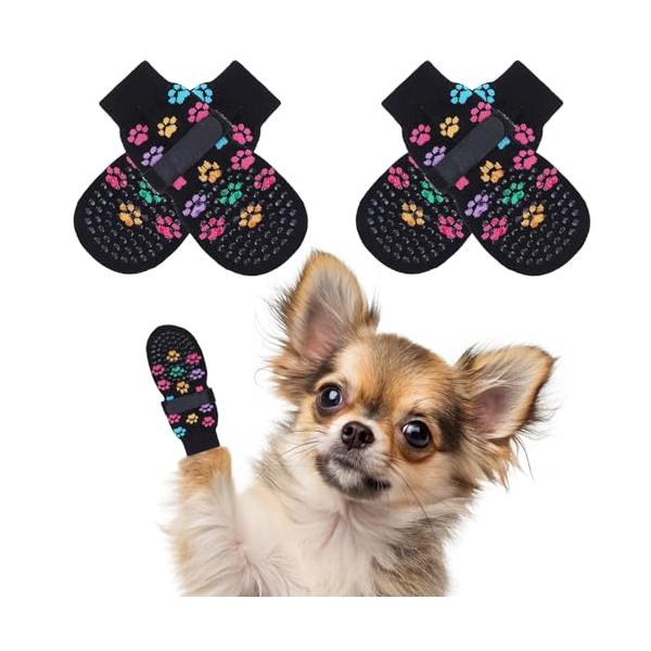 爪ー黒/XS/bin027kutu・Color:爪ー黒Size:XS・??サイズ：ご購入前に必ずペットの足を測定してください。足幅が2つのサイズの中間にある場合は、より大きめのサイズをお選びください。・??おしゃれなデザイン：この犬用ソック...