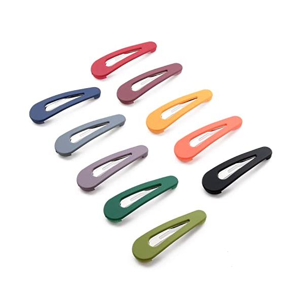 カジュアルマルチカラー/-/-・PatternName:タイプE・お子様にも使える可愛らしいぱっちんどめ可愛らしいマットなカラーのパッチンピンが10色入ったヘアピンセット。 お子様にもお使い頂ける、パチっと挟むだけのパッチンピン仕様。 楕円...