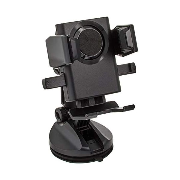 吸盤取付けなし/-/EC-197・Style:吸盤取付け・パッケージ個数:1・大きな手帳型ケースからスリムケース、ケースレスまで収納できるホルダー・スマホを押すだけのワンタッチホールド機構・取付け自在なゲル付き吸盤を採用(補助板が付属)