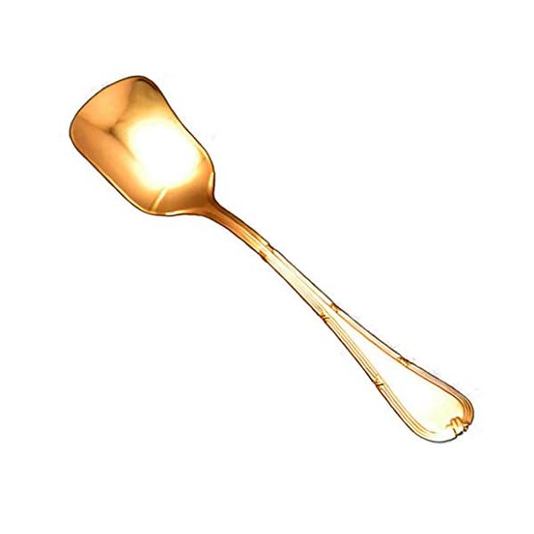 アイスクリームスプーン-/全長12.9cm 最大幅2.8cm 高さ1.2cm/-・パッケージ個数:1・サイズ:全長12.9cm 最大幅2.8cm 高さ1.2cm・素材:18-8ステンレススチール・表面加工:ミラー仕上げ 金メッキ加工・サイズ...