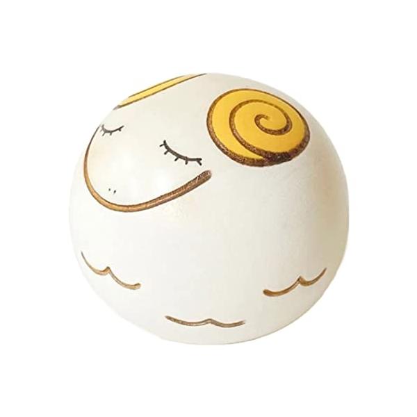 未/ワンサイズ/-・Color:未・パッケージ個数:1・日本製　伝統的な工芸品・手作り　素朴な　こけし　卯三郎作・丸い形の楽しく可愛い干支こけし・海外への日本のお土産として人気・サイズ：約横5.5cm×高さ5cm×幅5.5cm