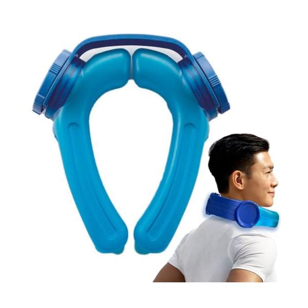 コンパクトブルー/中/IS-001・Color:ブルー・パッケージ個数:1・熱中症対策炎天下の中でも速攻冷却スポーツやアウトドア、農作業や建設などの屋外作業 に最適・本体に直接水を入れて冷凍庫で凍らせるだけでOK従来の氷嚢と同じく氷と水を入...