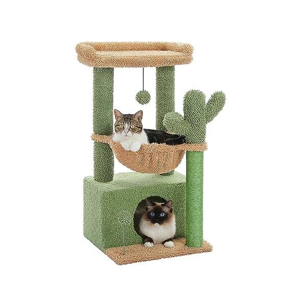 グリーン/M/AMT0211・Size:MColor:グリーン・サイズ横幅40cmx奥行40cmx高さ80cm、重さは約5.9KG。・かわいいサボテン型植物みたいな形で、お部屋もかわいくなります・ちょうどいい段取り猫ちゃんがスムーズに頂上ま...