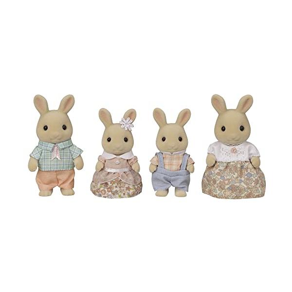 みるくウサギファミリー/1個 (x 1)/FS-47・Style:みるくウサギPatternName:ファミリー・シルバニアファミリーは、シルバニア村に住むかわいらしい動物たちの人形を中心としたドールハウスのシリーズです。お子様の想像や発想...