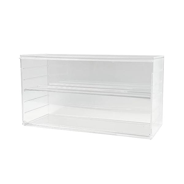 シンプルクリア/フィギュア ユニット 増設用 積み重ね 日本製/4973228166482・PatternName:ユニット・パッケージ個数:1・材質:本体・フタ・棚/スチロール樹脂・原産国:日本・サイズ:29.5×11.5×15.3cm・...