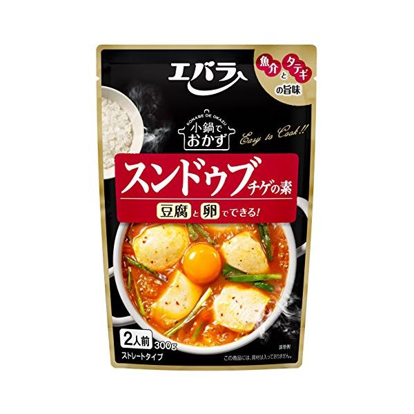 -/300グラム (x 3)/-・パッケージ個数:3・?腐と卵ですぐできる鍋に「スンドゥブチゲの素」を入れて腐と卵を入れるだけ美味しいスンドゥブチゲを作る事ができます。アサリ・カニ・ホタテ・エビの旨味が溶け込んだスープをごま油で香り高く、タ...