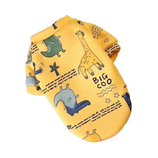 (12)ゴールド×動物園/S日本国内検品胴回り35cm着丈25cm/W611202・Size:S日本国内検品胴回り35cm着丈25cmColor:(12)ゴールド×動物園・?材質ポリエステル。保温性あり伸縮性のある綿混素材、ワンちゃんや猫ち...